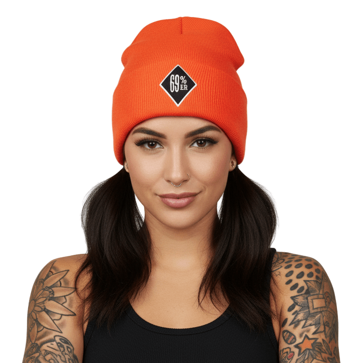 THIGHBRUSH® - 69% ER DIAMOND COLLECTION - Cuffed Beanies - Black